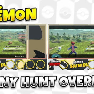 Pokemon Shiny Hunt Overlay | Pokeball Stream Overlay Pack | OBS ...