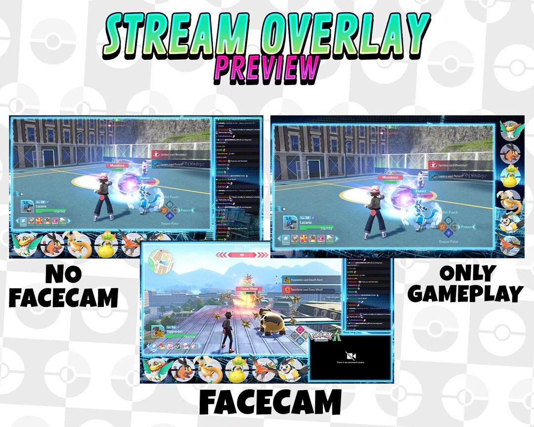 Pokémon Legends Z-A Stream Overlay | Customizable Twitch Overlay ...