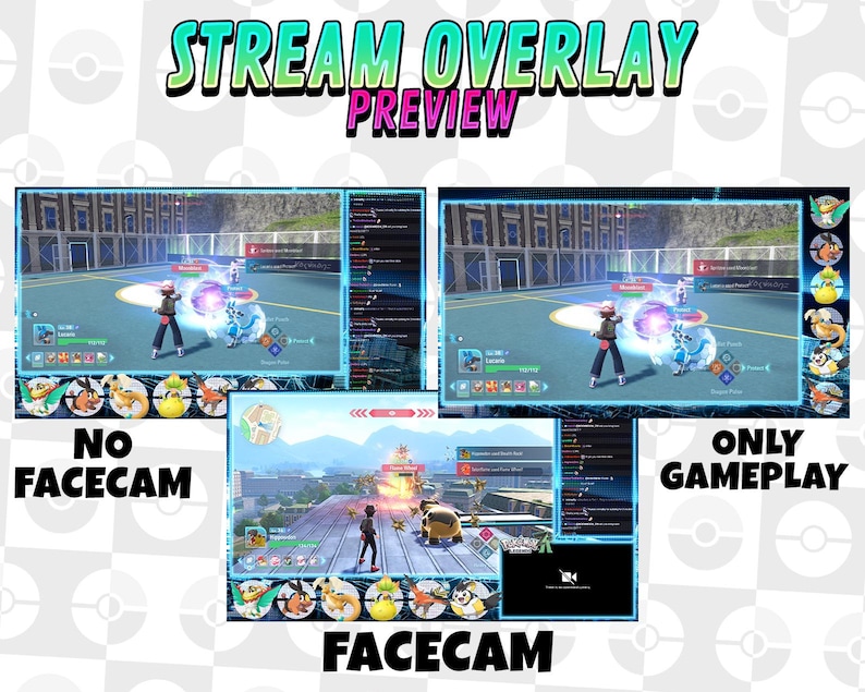 Pokémon Legends Z-A Stream Overlay | Customizable Twitch Overlay ...