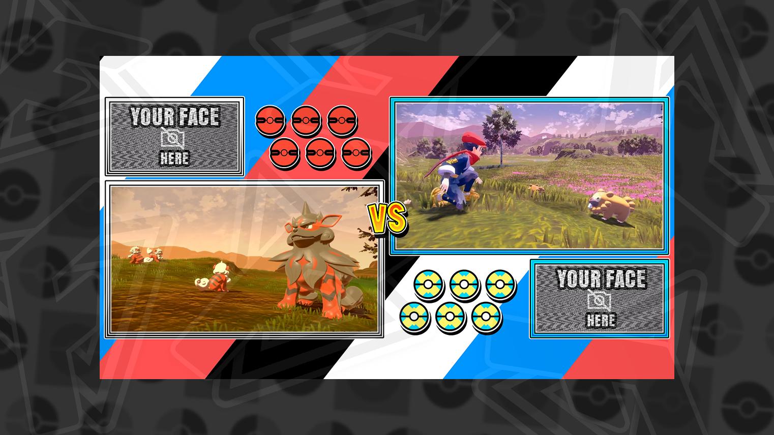 Pokemon VS Stream Overlays (pokeball Themed) - Etsy
