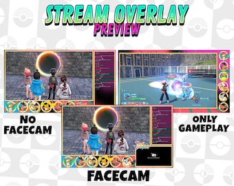 Pokémon Legends Z-A Stream Overlay | MEGA Dimensions Twitch Overlay ...
