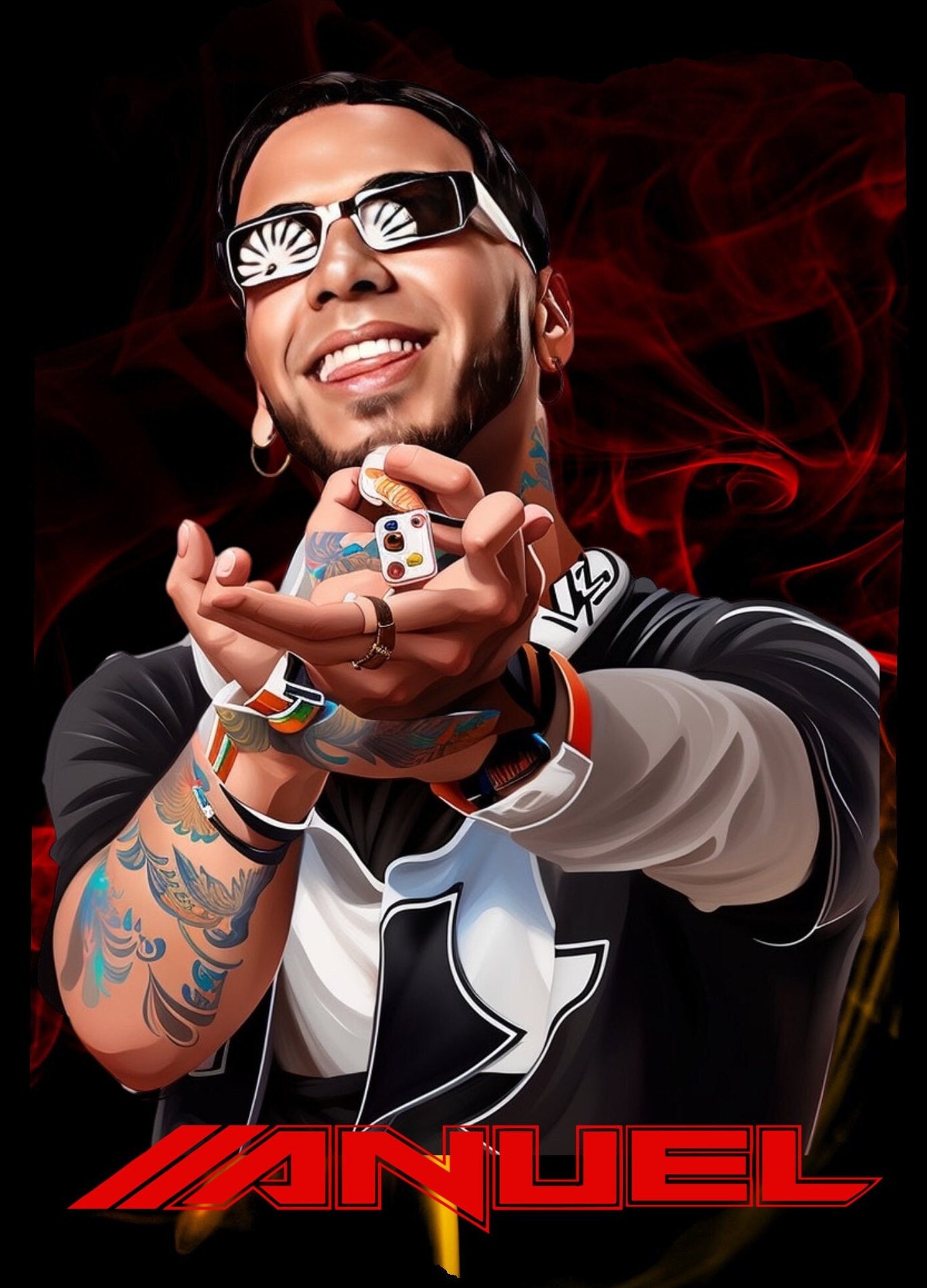 Anuel AA Real Until Death Transfer - Etsy