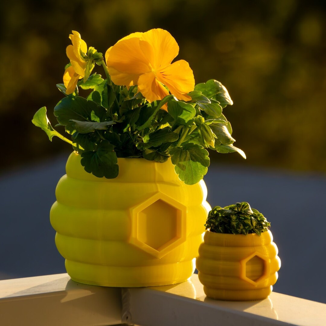 Beehive Plant Pot - 3D Printed With Drainage - Made in Australia - Etsy