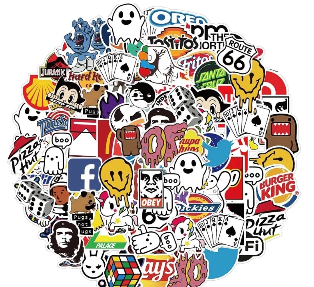 Cool Brand Logo Stickers Rock Band Skateboard Suitcase Laptop - Etsy