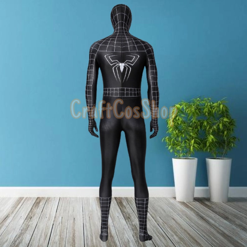 Spider-man Cosplay Costume Jumpsuit , Black Spider Cosplay Costume - Etsy