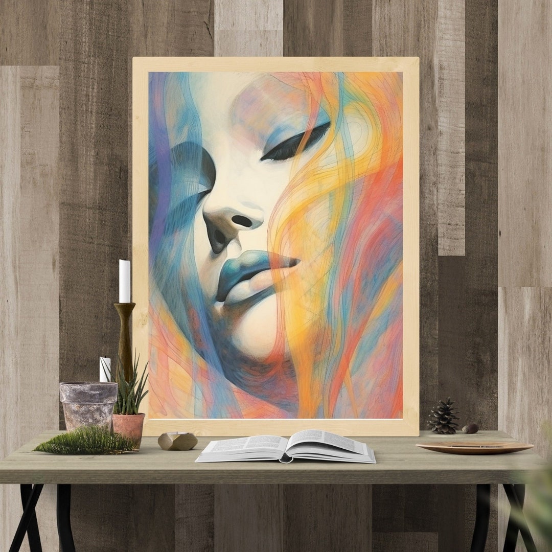 Rainbow Dreamscape - Printable Art, Downloadable Fantasy Print ...