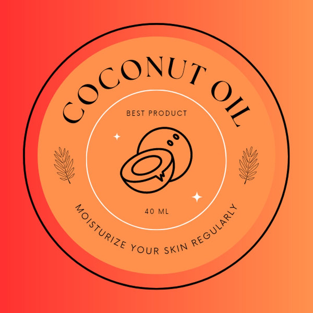 Skin Oil Label Design, Oil Label, Digital Label, Cosmetic Label, - Etsy