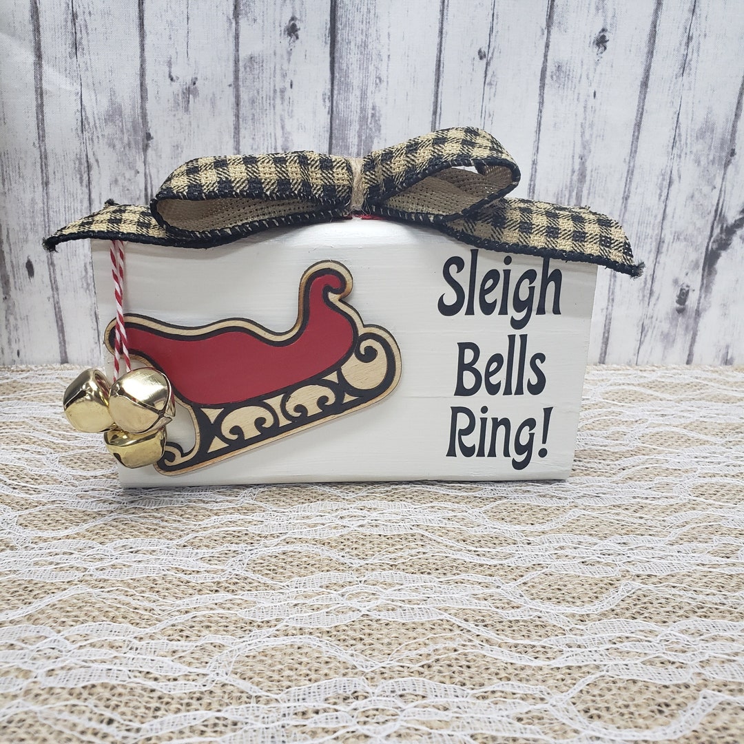 Santa Sleigh, Sleigh Bells Ring - Etsy