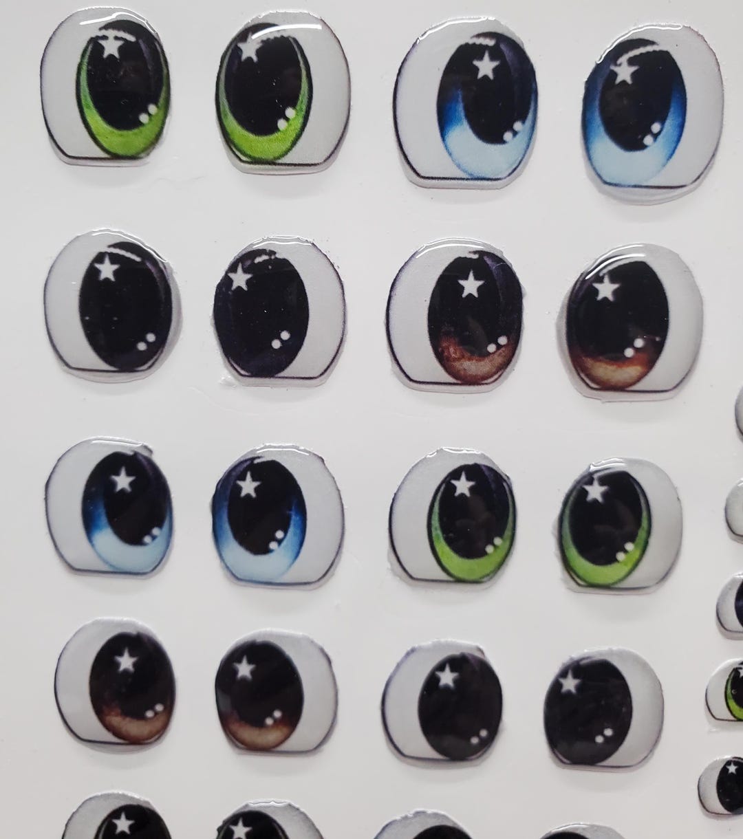 Stary Eyed Clay Creation Eyes With Resin, Multi Sizes - Etsy