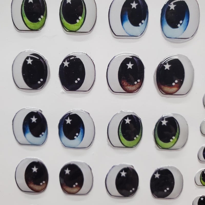 Sticker Eyes - Etsy