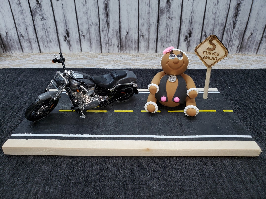 2016 Breakout Harley Davidson Motorcycles With Female Clay Creation - Etsy