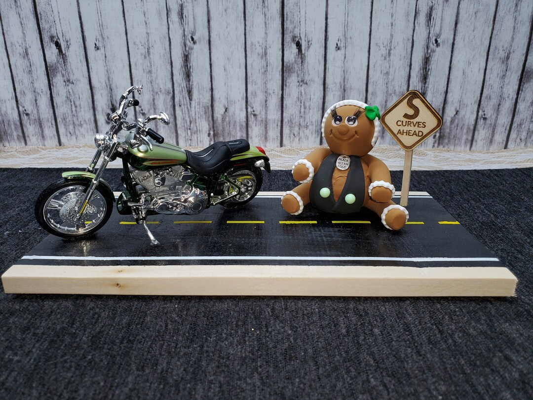 2004 CVO Deuce Harley Davidson Motorcycles With Female Clay Creation - Etsy