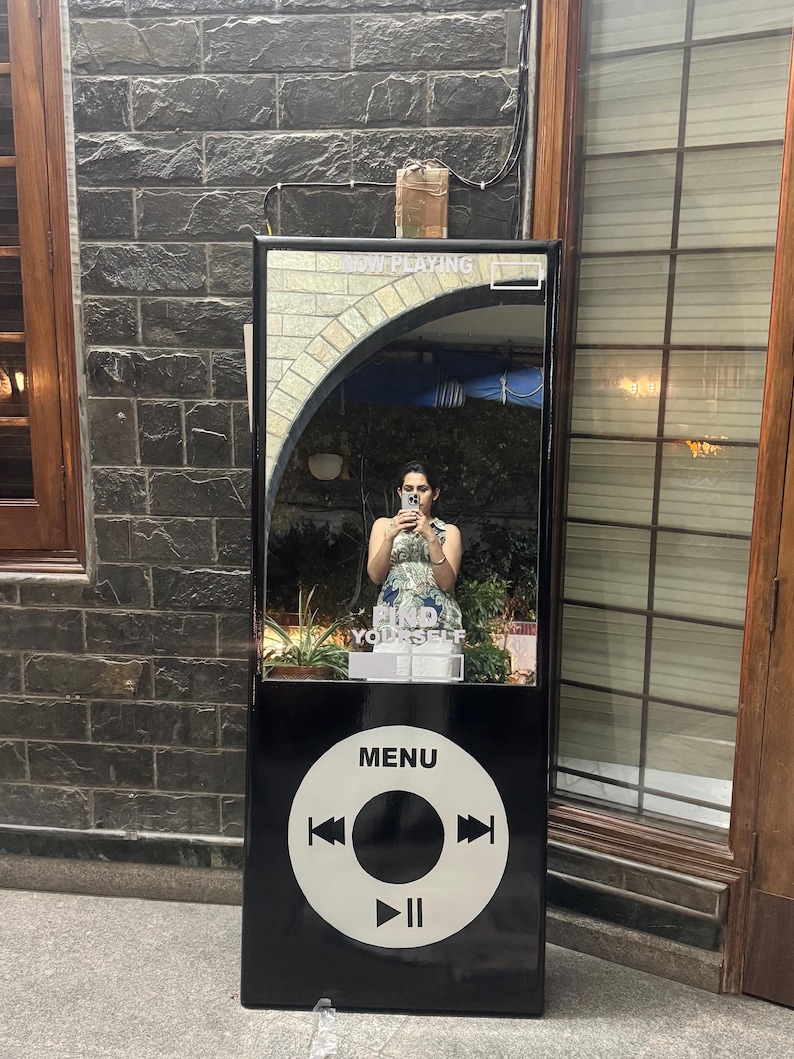 Retro Ipod Inspired Mirror – Y2K Wall Decor, Music Player Statement ...