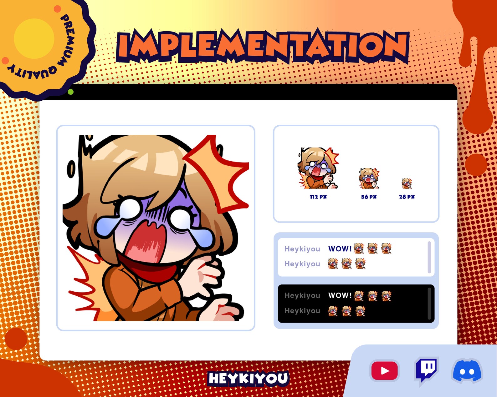 12 Pcs Bonus Resident Emote for Twitch Twitch Emote Emotes Badge Emotes ...