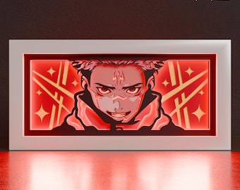 Anime Shadow Box Template for Cricut, Cameo & Glowforge - Etsy