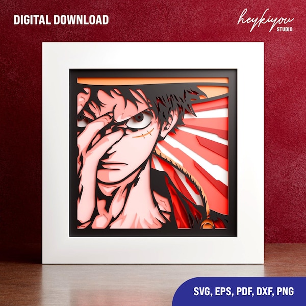 One Piece Luffy Dxf - Etsy UK