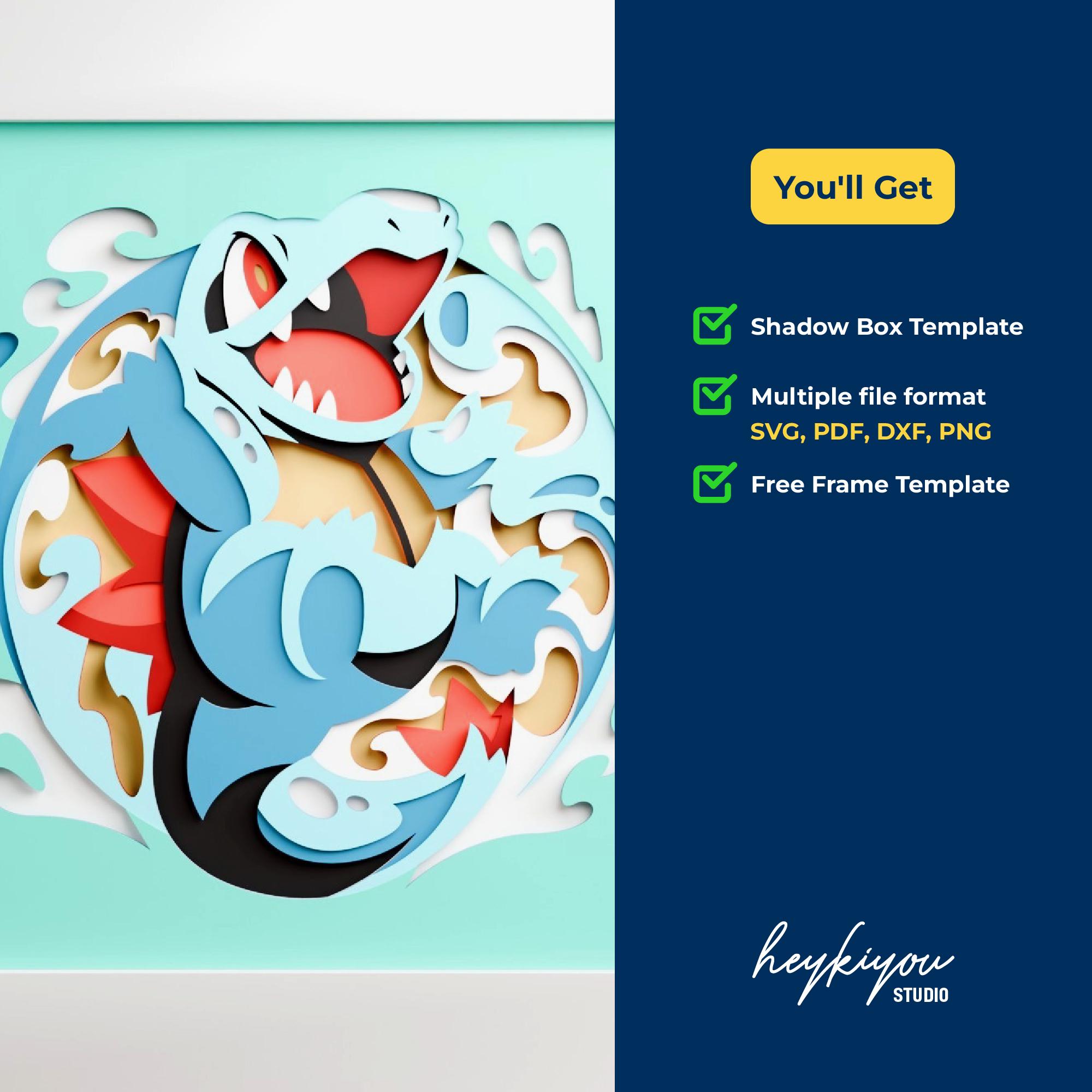 Anime Shadow Box Template | DIY Crafting (digital Download) - Etsy