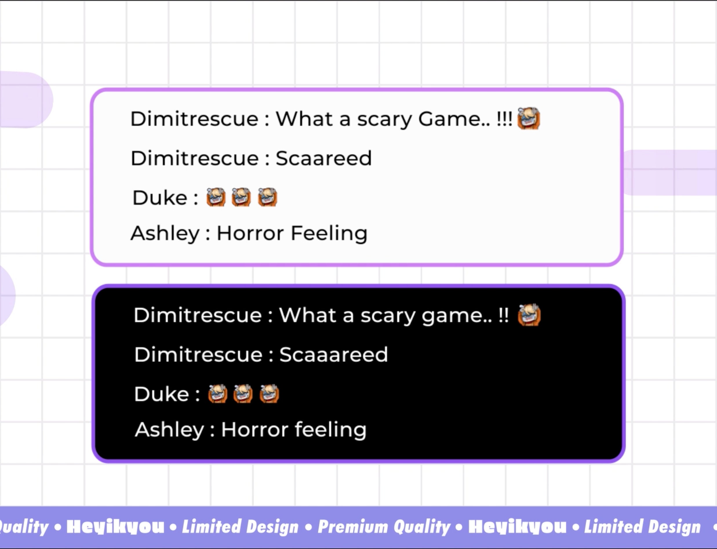 Animated scared Ashley Emote for Twitch Twitch Emote Emotes Badge ...