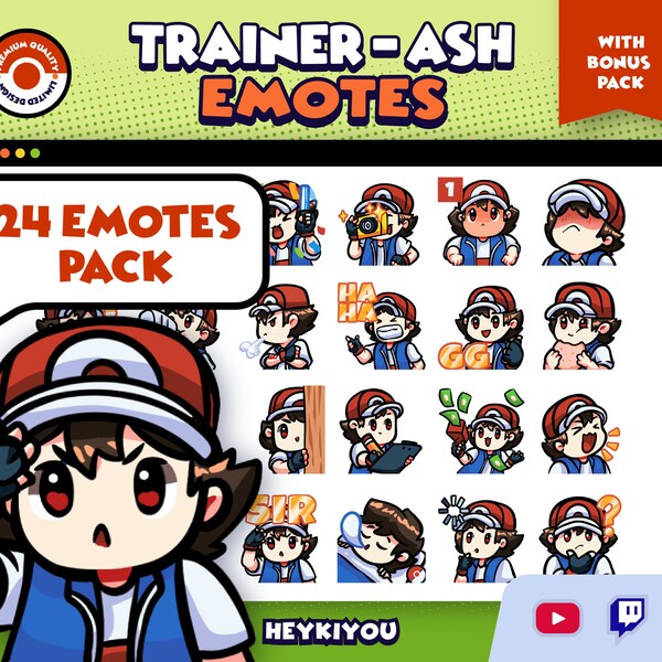 Ash Emotes - Etsy
