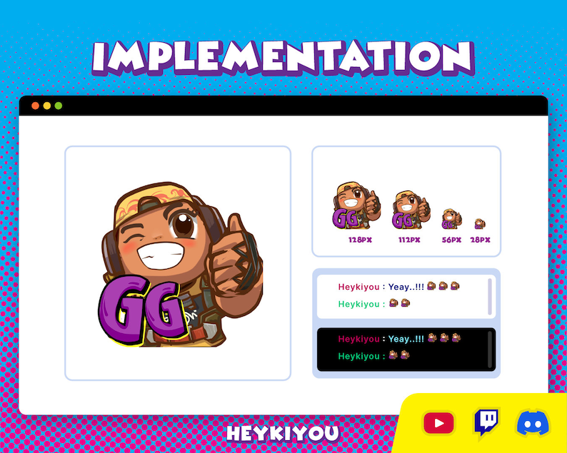 13 Valo Games Emotes Streamer Emotes for Twitch Fps Game - Etsy