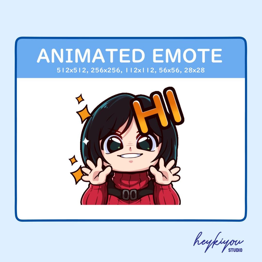Ada Wong Say Hi Animated Emote - Etsy UK