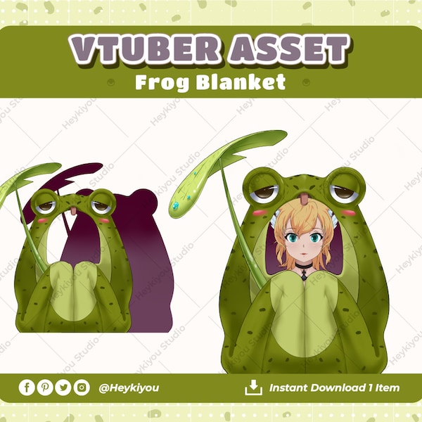 Vtuber Assets Blanket - Etsy