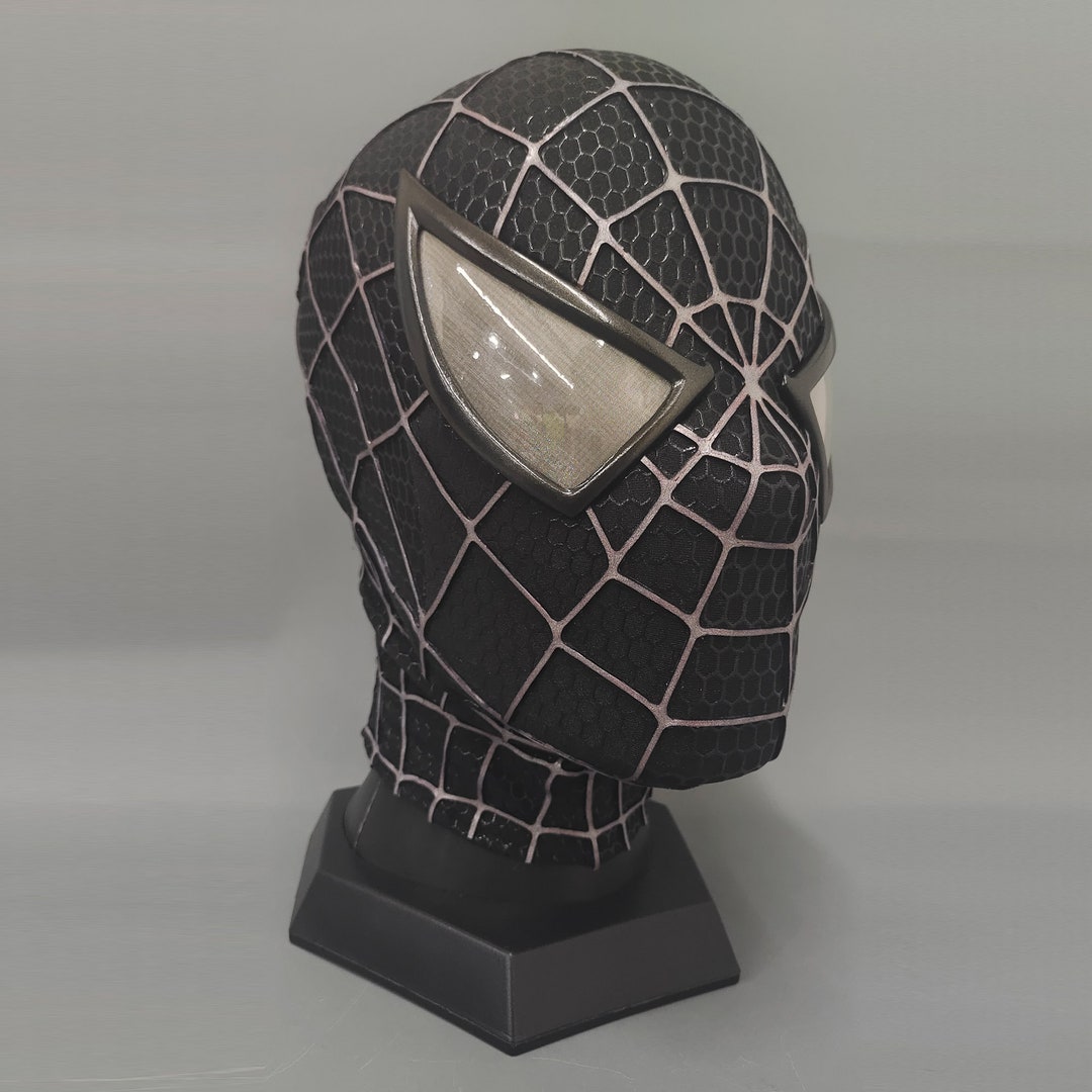 Spider Man Mask Black Toby Mask Cosplay Mask Halloween - Etsy