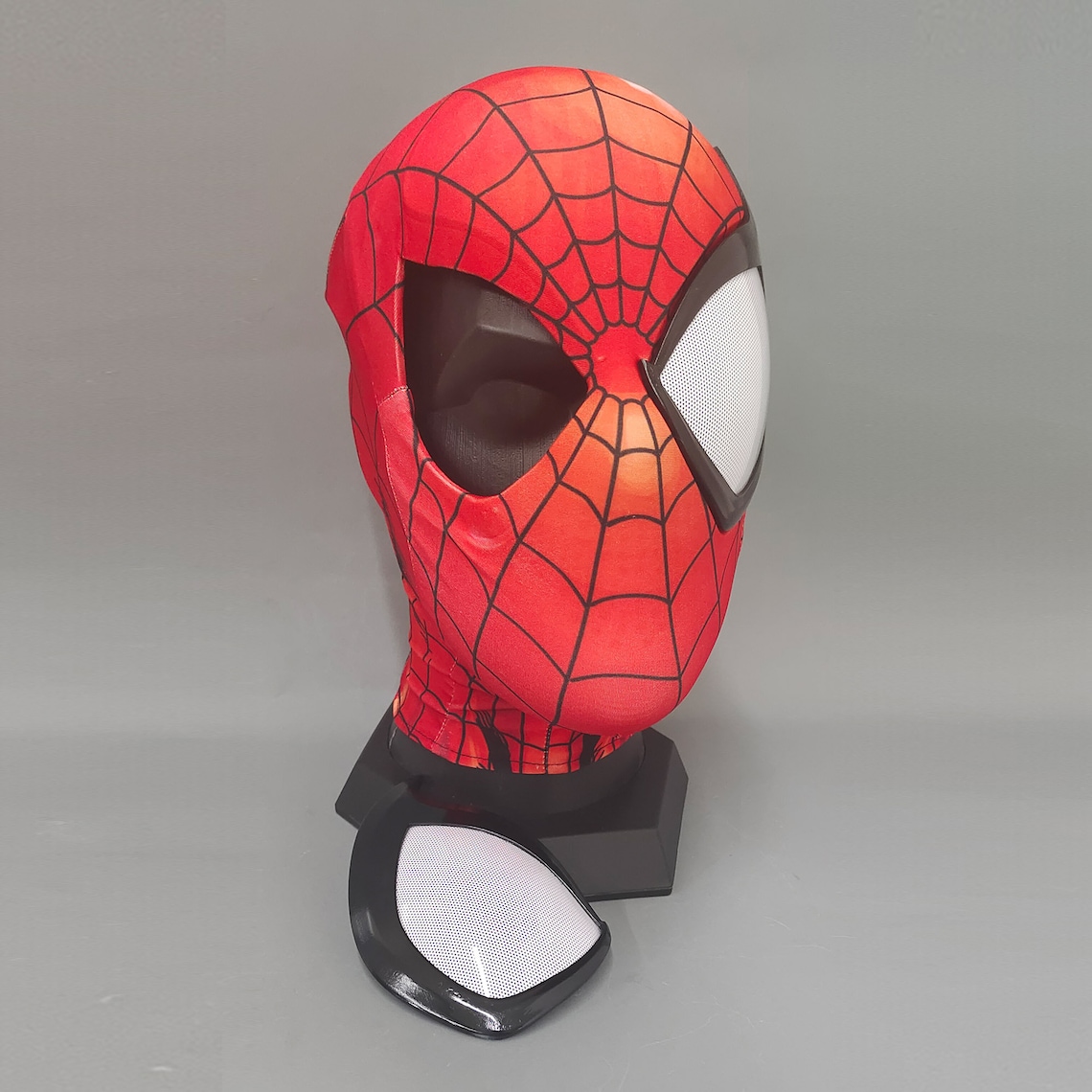 Comic Spider Man Mask ,with Face Shell and Magnetic Lenses ,wearable ...