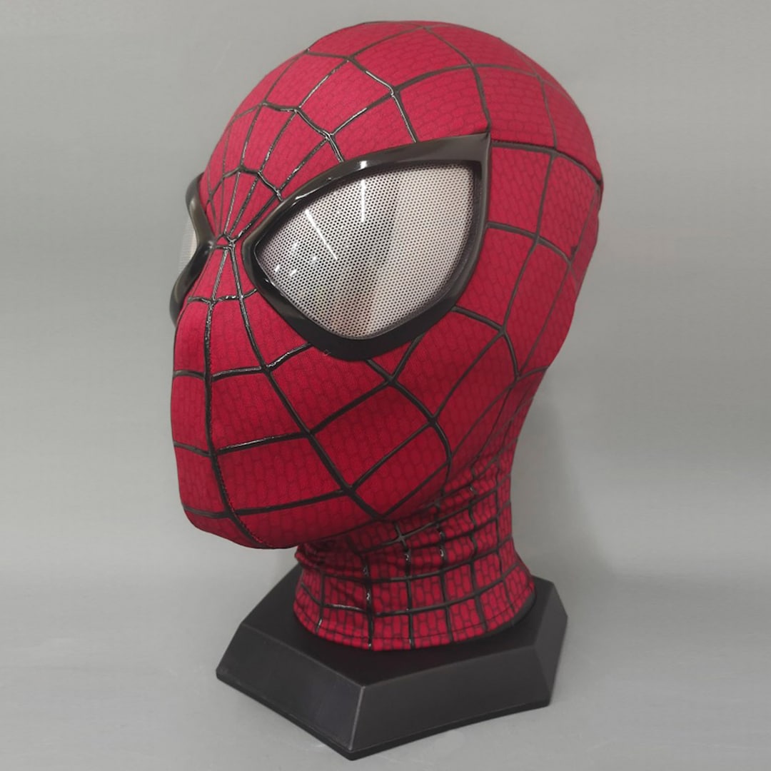 Amazing Spider Mask, Tasm 2, Halloween, Cosplay, With Face Shell and ...