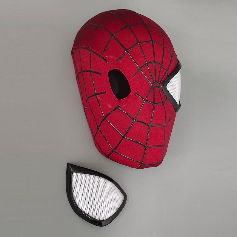 Spider Man Mask 2, Tasm2, Amazing Spider Mask, No Way Home, With Faceshell and Magnetic Lenses ...