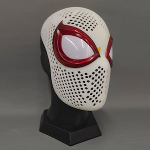 Spider Man PS5 Mask With Face Shell and Magnetic Lenses - Etsy
