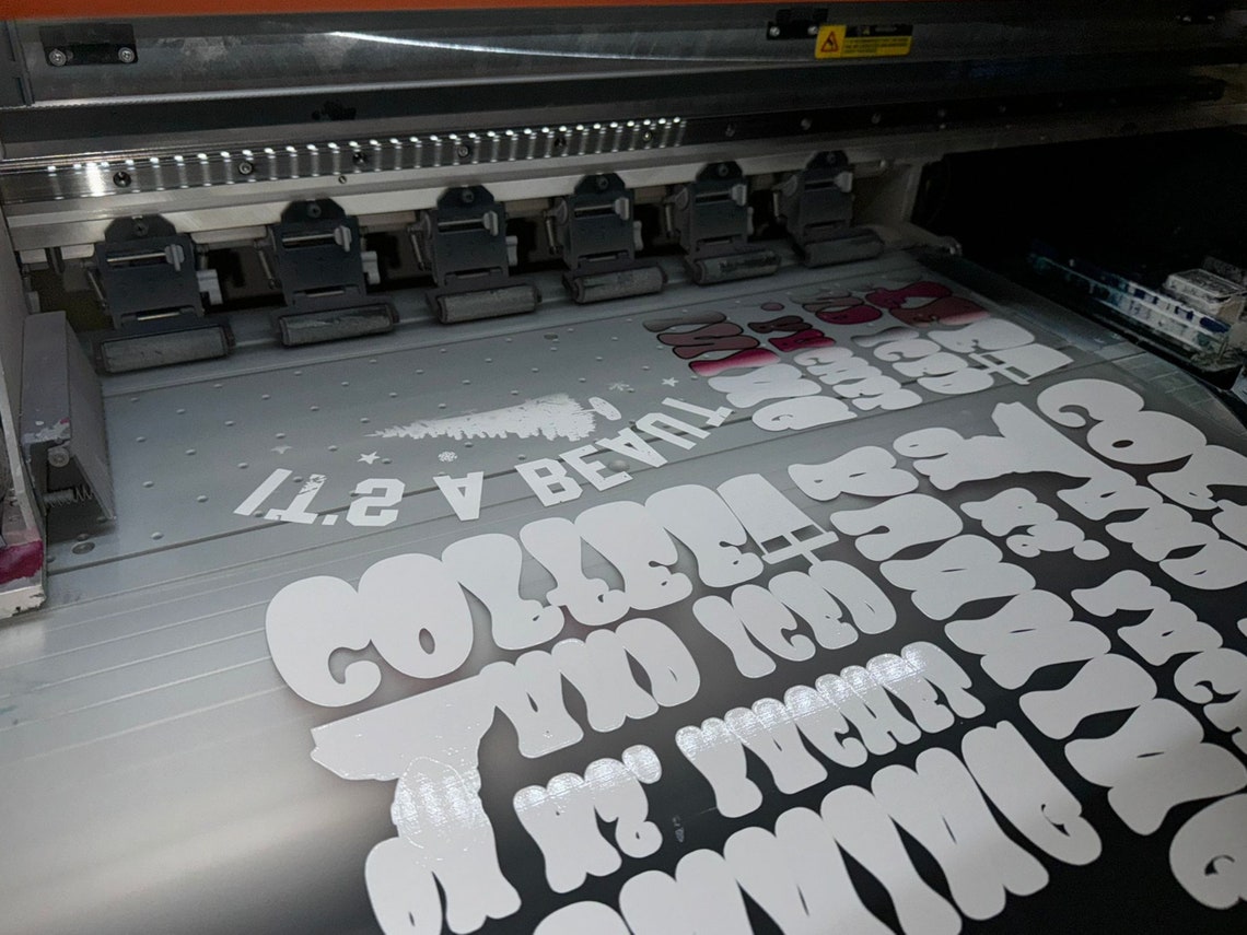 Customized UV DTF Stickers Decals, Ready for Press, Cup Wrap UV Dtf, Uv ...