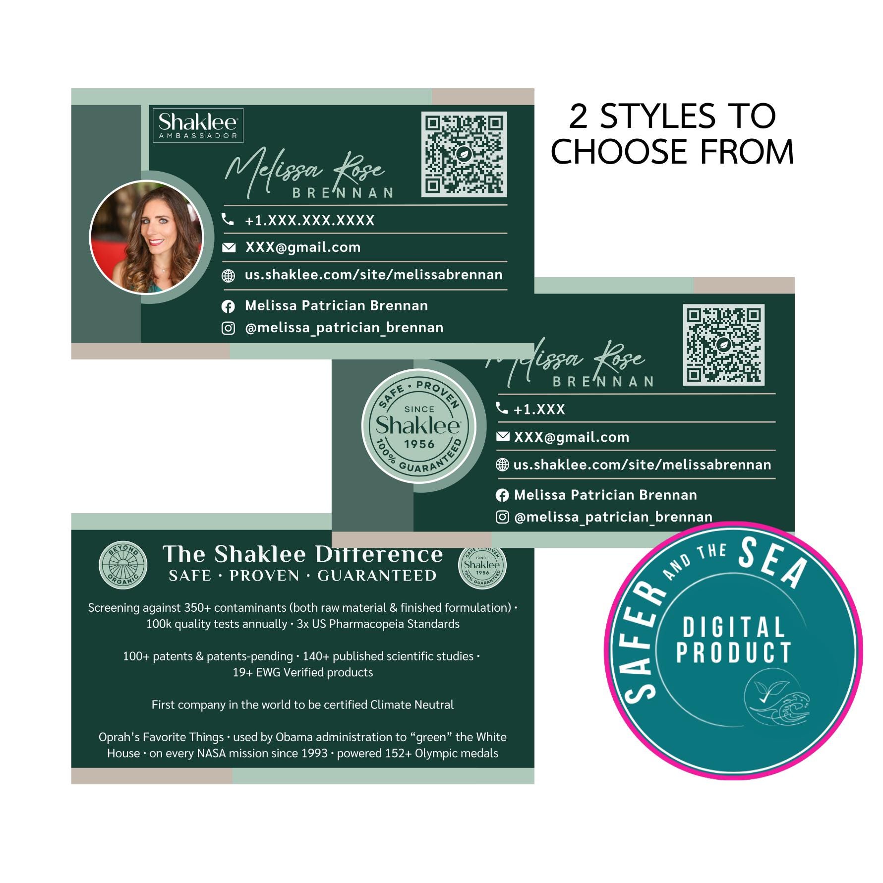 Shaklee Business Cards - Etsy
