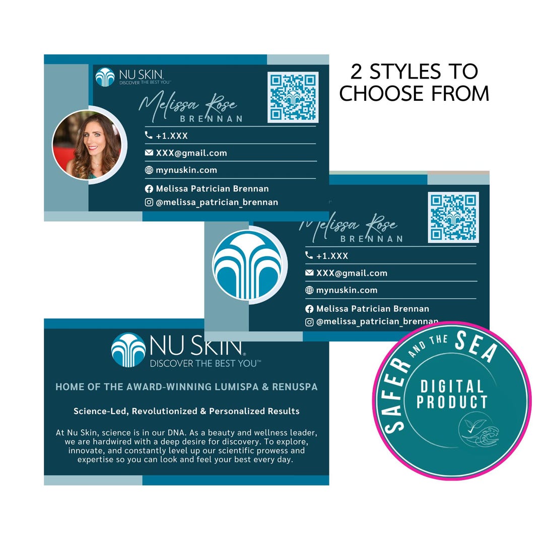 Nu Skin Business Cards - Etsy