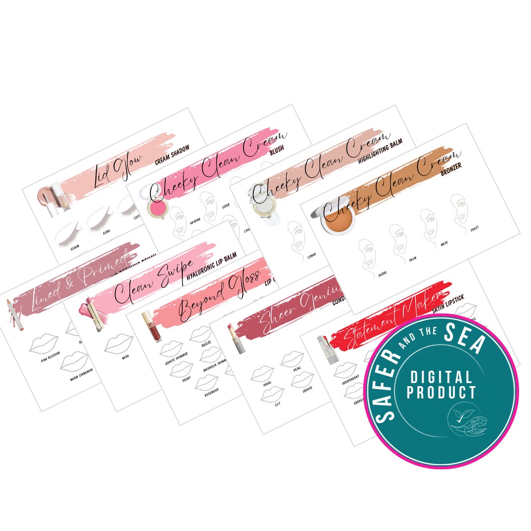 Shade Swatch Cards BUNDLE 9 Cards - Etsy