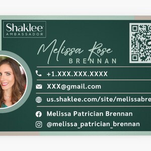 Shaklee Business Cards - Etsy