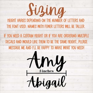 Custom Name Sticker | Personalized First and Last Name Sticker ...