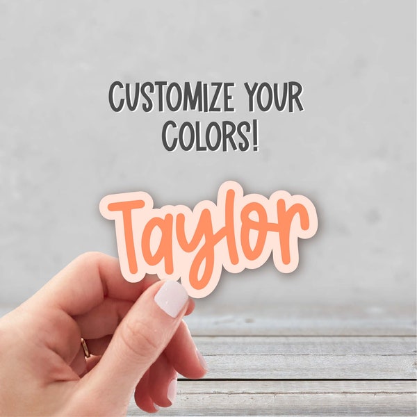 Cute Personalized Name Stickers - Etsy