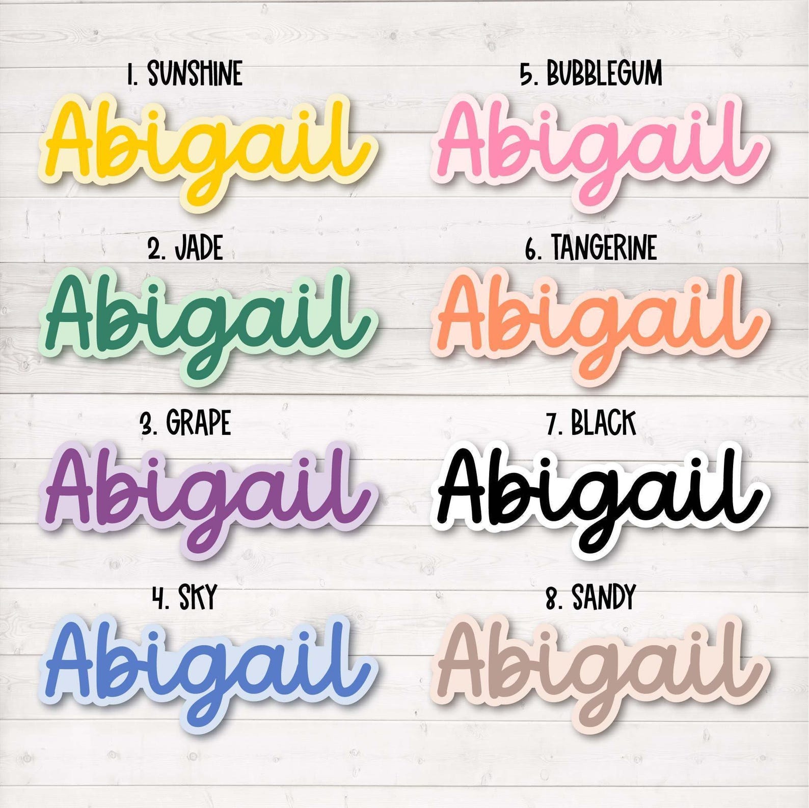 Personalized Name Sticker | Kids Custom Name Sticker| Personalized ...