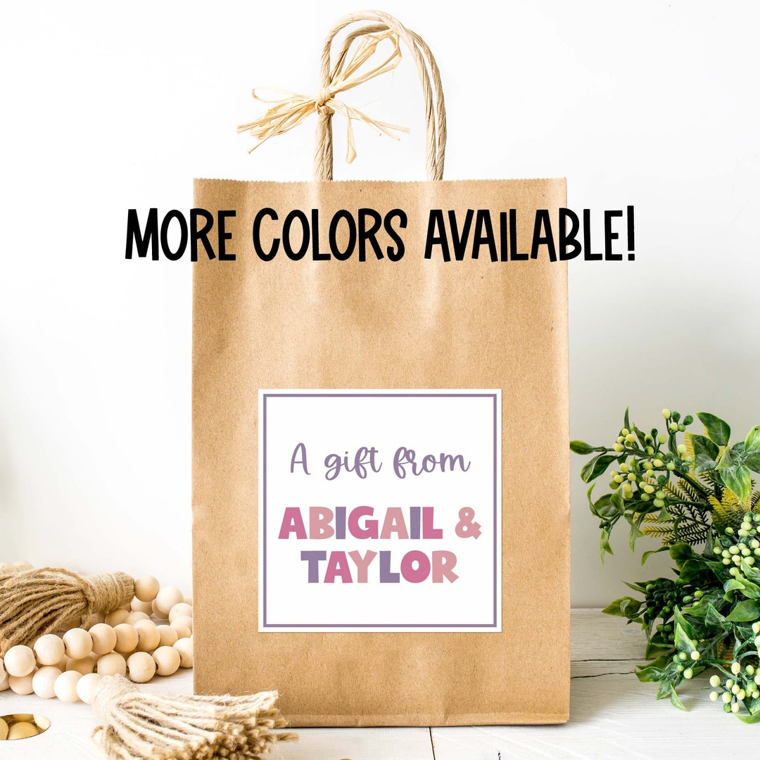 Personalized Gift Labels | Custom Name Kid's Gift Stickers | Birthday ...