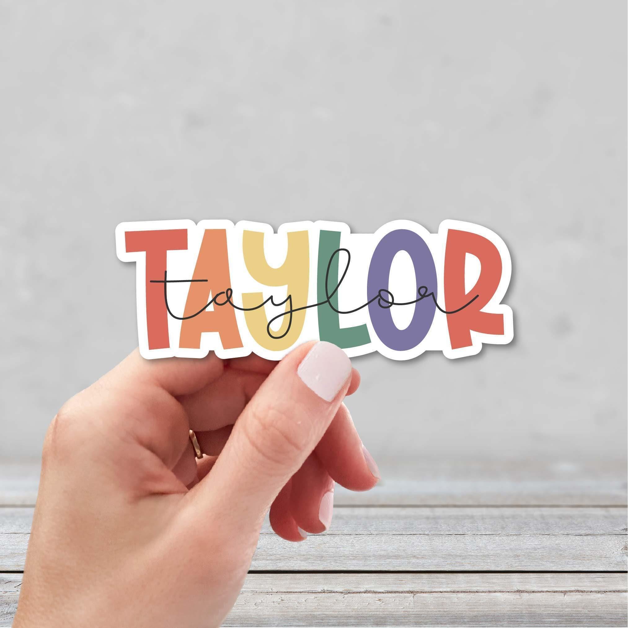 Custom Colorful Name Sticker | Personalized Name Sticker | Personalized ...