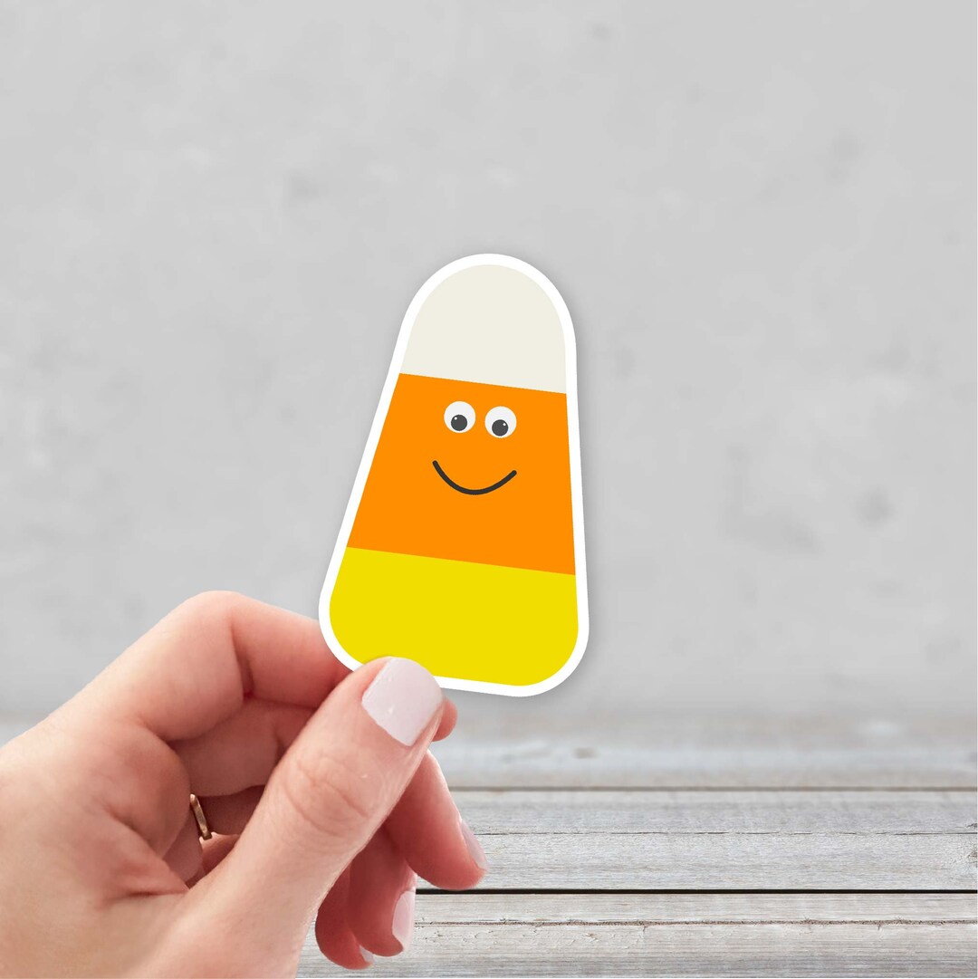 Candy Corn Sticker | Cute Halloween Sticker | Fall Sticker for Laptop ...