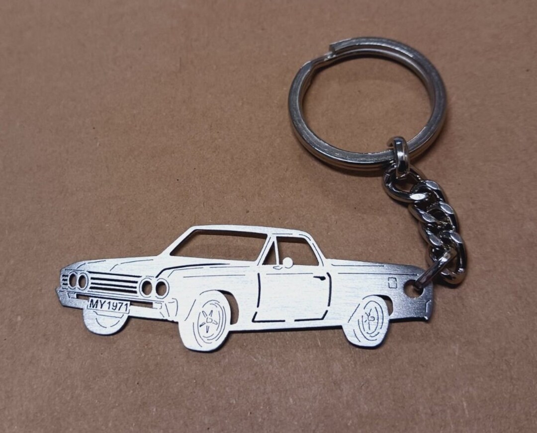 El Camino 1966 Custom Key Chain, Birthday Gift for Him, Personalized ...