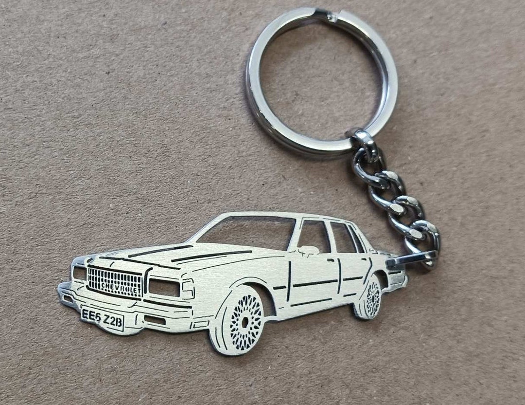 Caprice Classic Brougham 1989 Custom Key Chain, Birthday Gift for Him ...