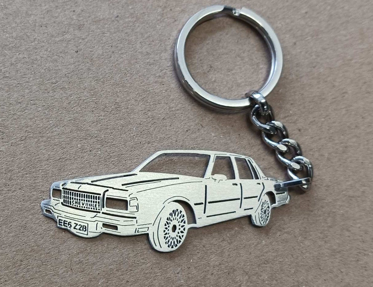 Caprice Classic Brougham 1989 Custom Key Chain, Birthday Gift for Him ...