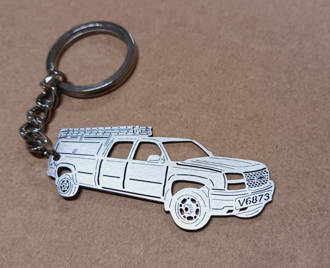 Silverado 3500 Duramax 2006custom Key Chain, Birthday Gift for Him ...