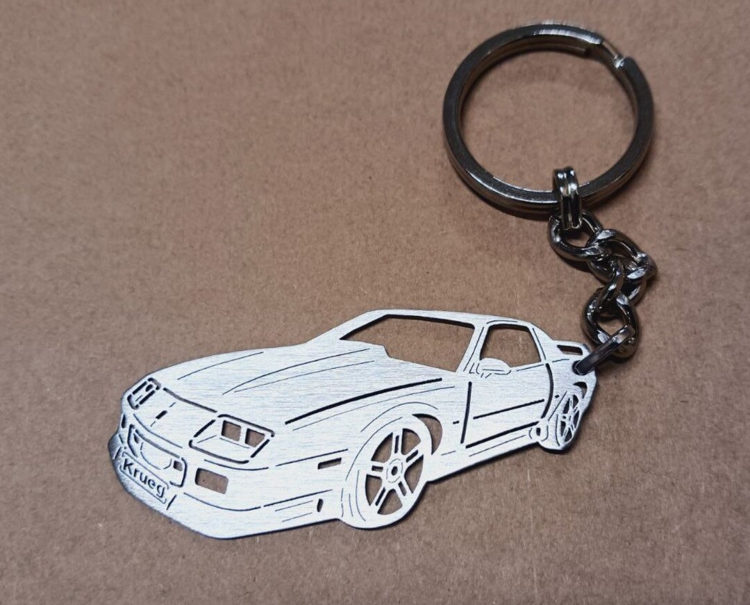 Camaro Z28 1991 Custom Key Chain, Birthday Gift for Him, Personalized ...