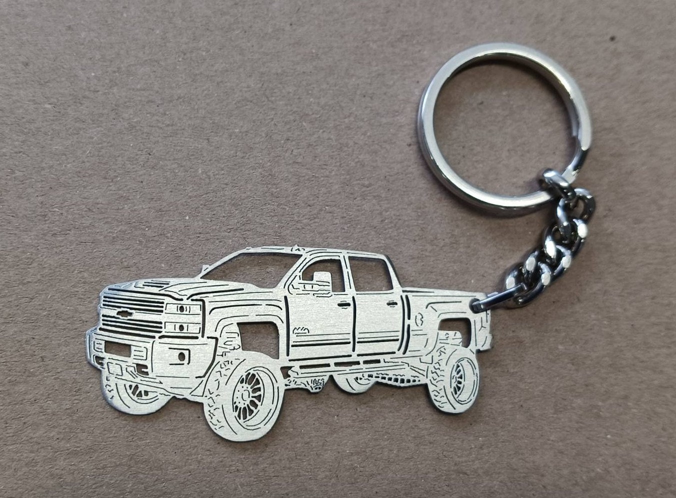 2017 Silverado 2500 Custom Key Chain, Birthday Gift for Him ...