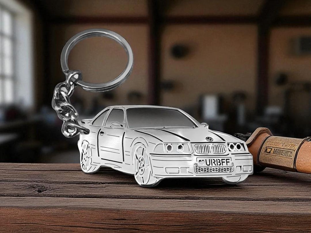 Custom Key Chain for Car Lovers Gift, Stainless Steel Personalized ...