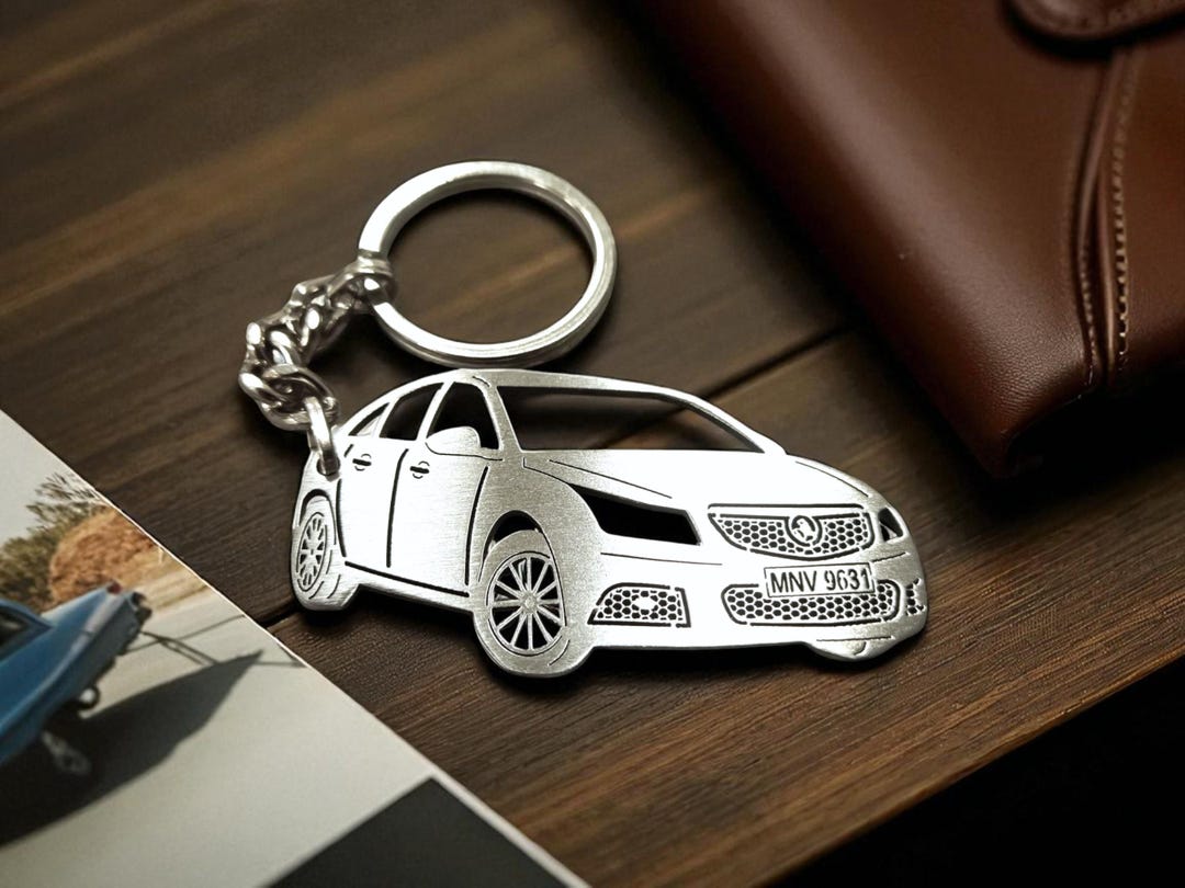 Custom Key Chain for Car Lovers Gift, Stainless Steel Personalized ...